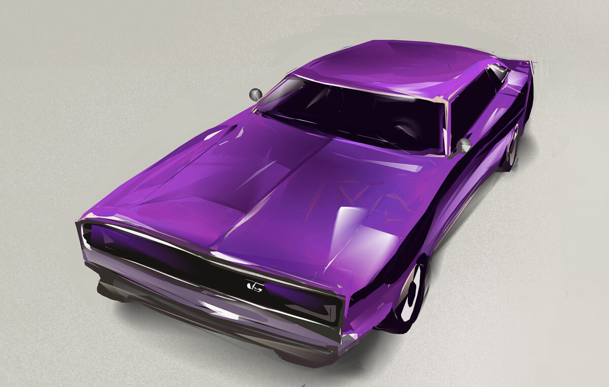 ArtStation - Muscle car