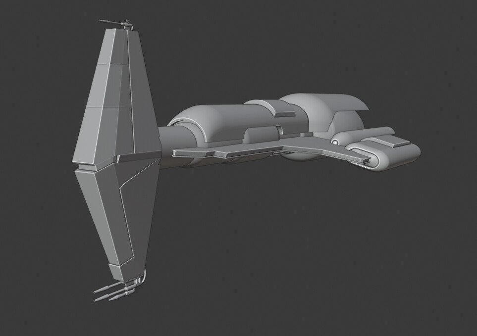 ArtStation - ORAW:Re - Knights Of The Old Republic Hammerhead Cruiser
