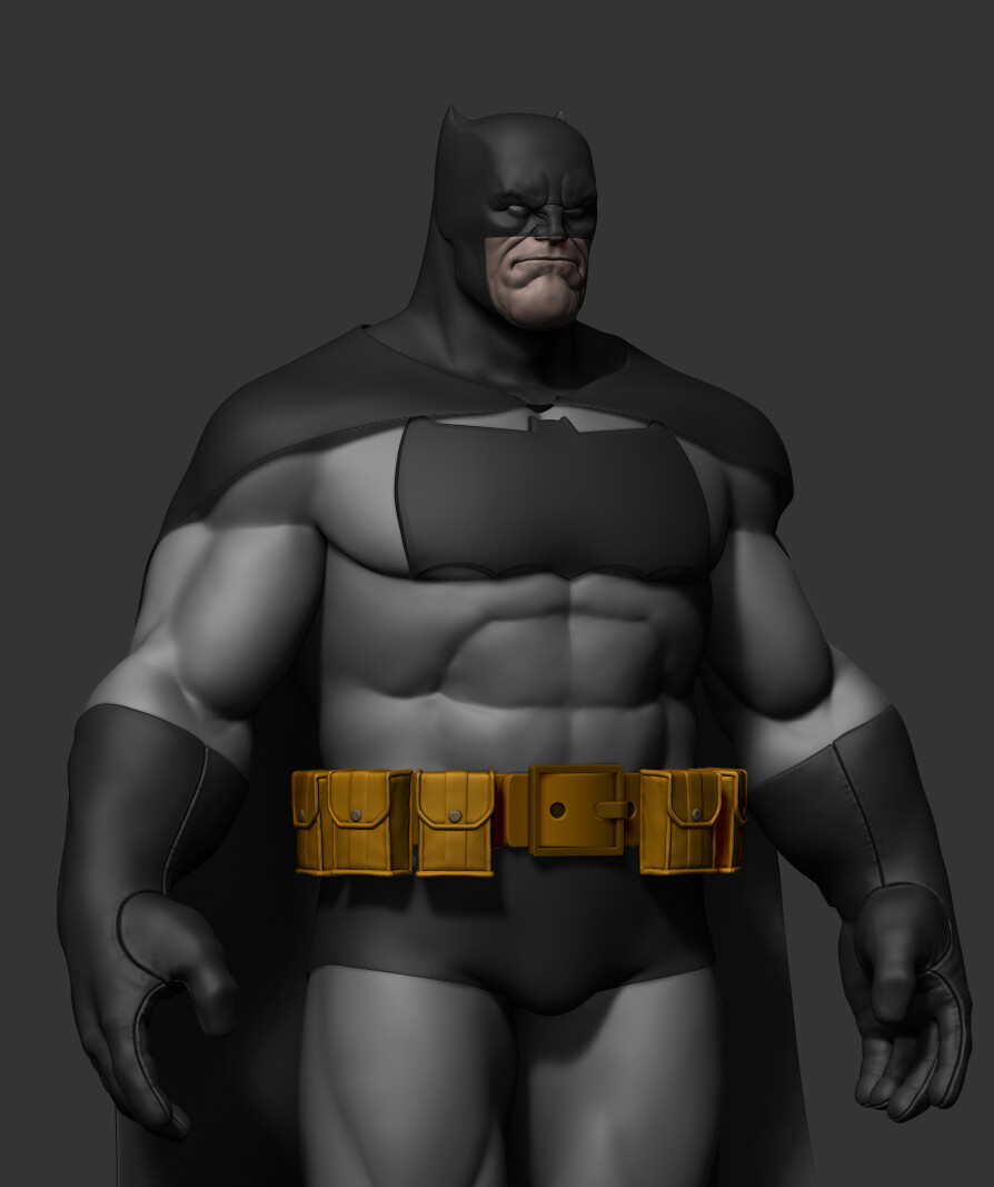 ArtStation - Frank Miller's Batman WIP