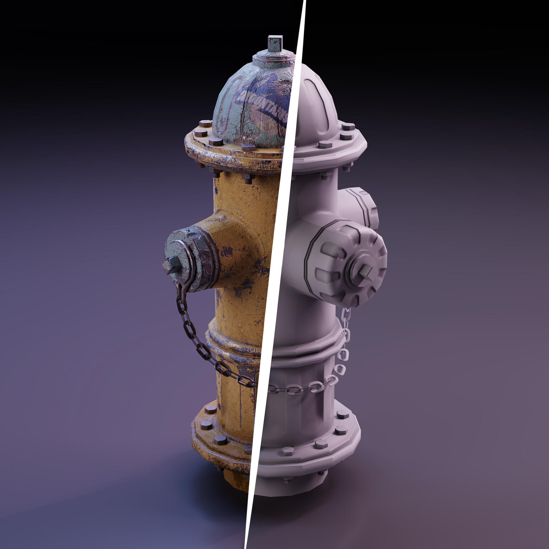 ArtStation - Baking cylindrical shapes