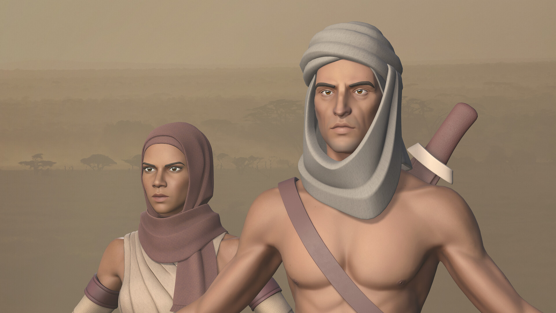 ArtStation - Prehistoric Beast and Riders WIP