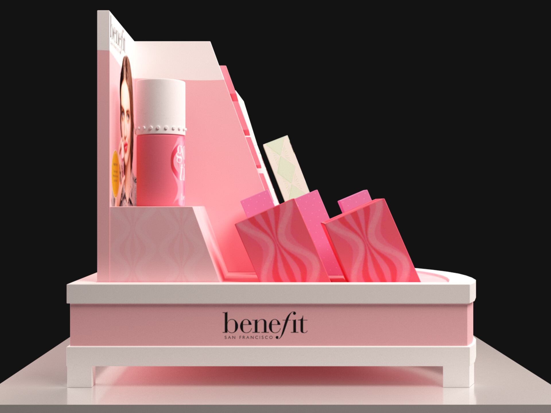 Austin Smith - Benefit Cosmetics display stand concept