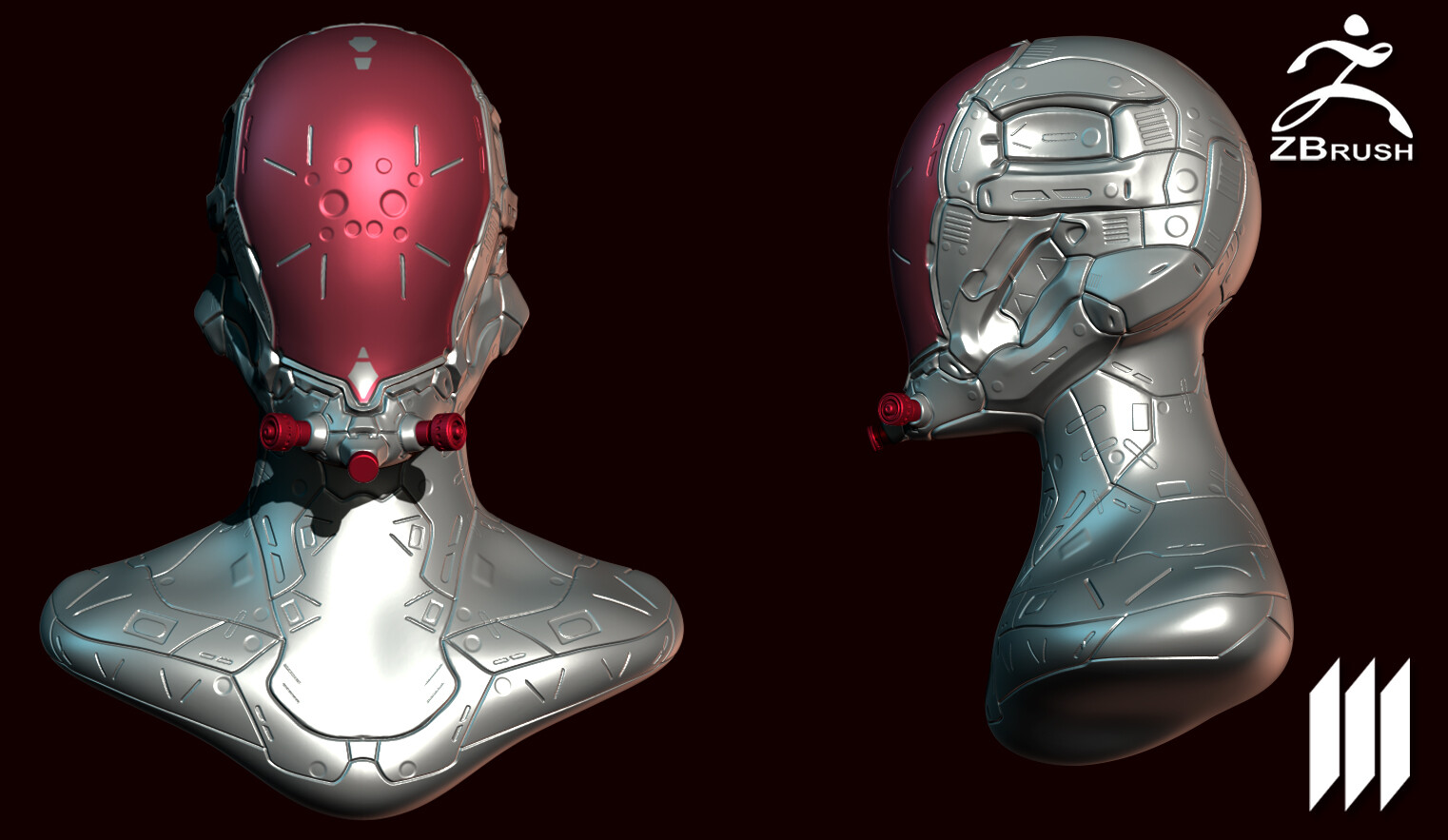 Diego M. Zanelli - New Digital Product - Sci-Fi Mech Bust Ztool ...