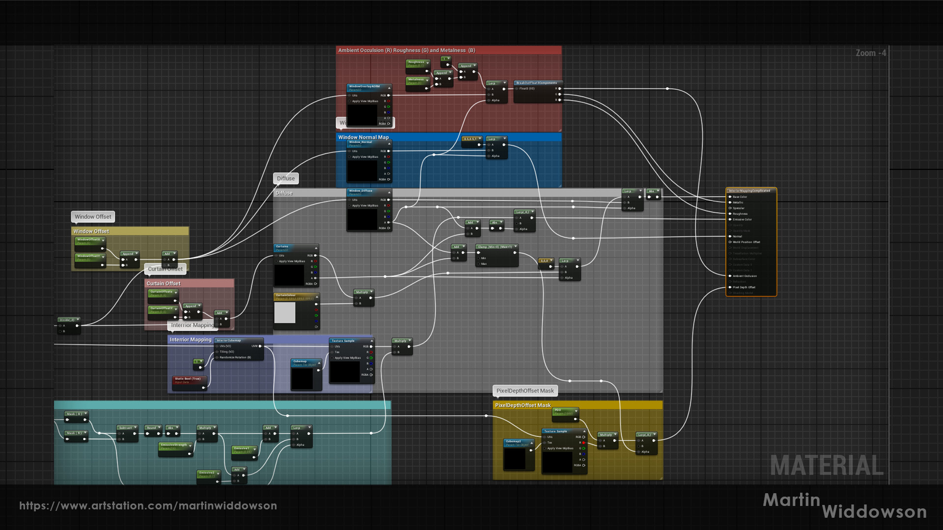 Martin Widdowson - Interior mapping and building tile-able rooms - UE4