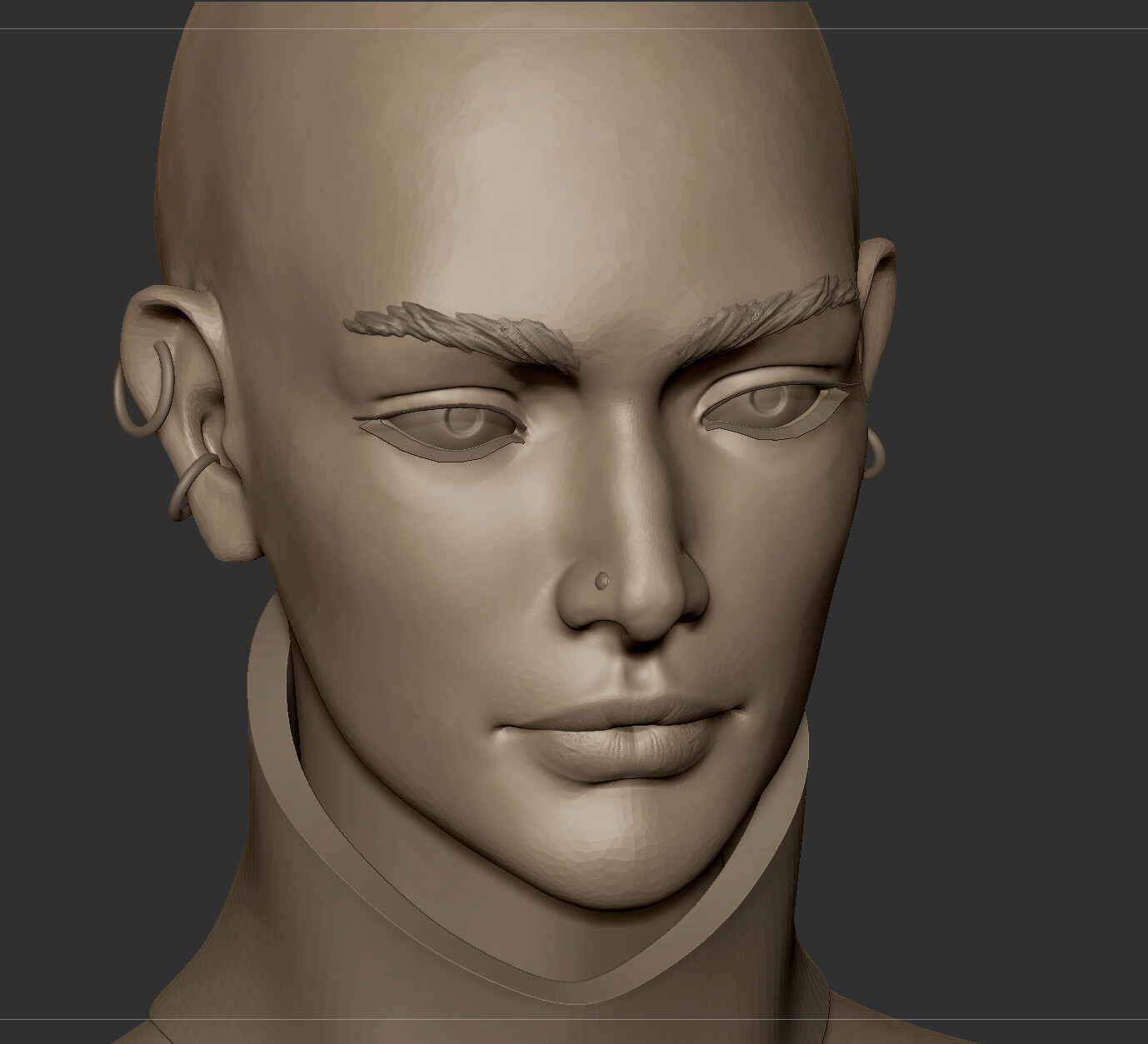 Artstation Head Sculpt Update