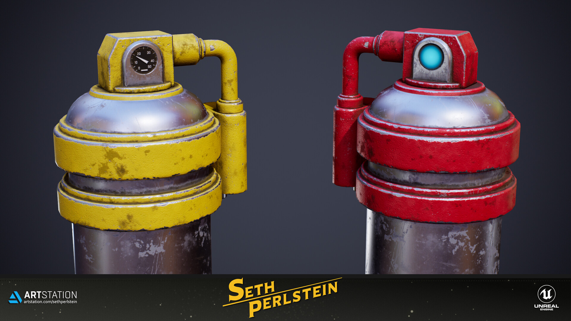 ArtStation - "The Outer Worlds" fan art part 17: canisters and banners