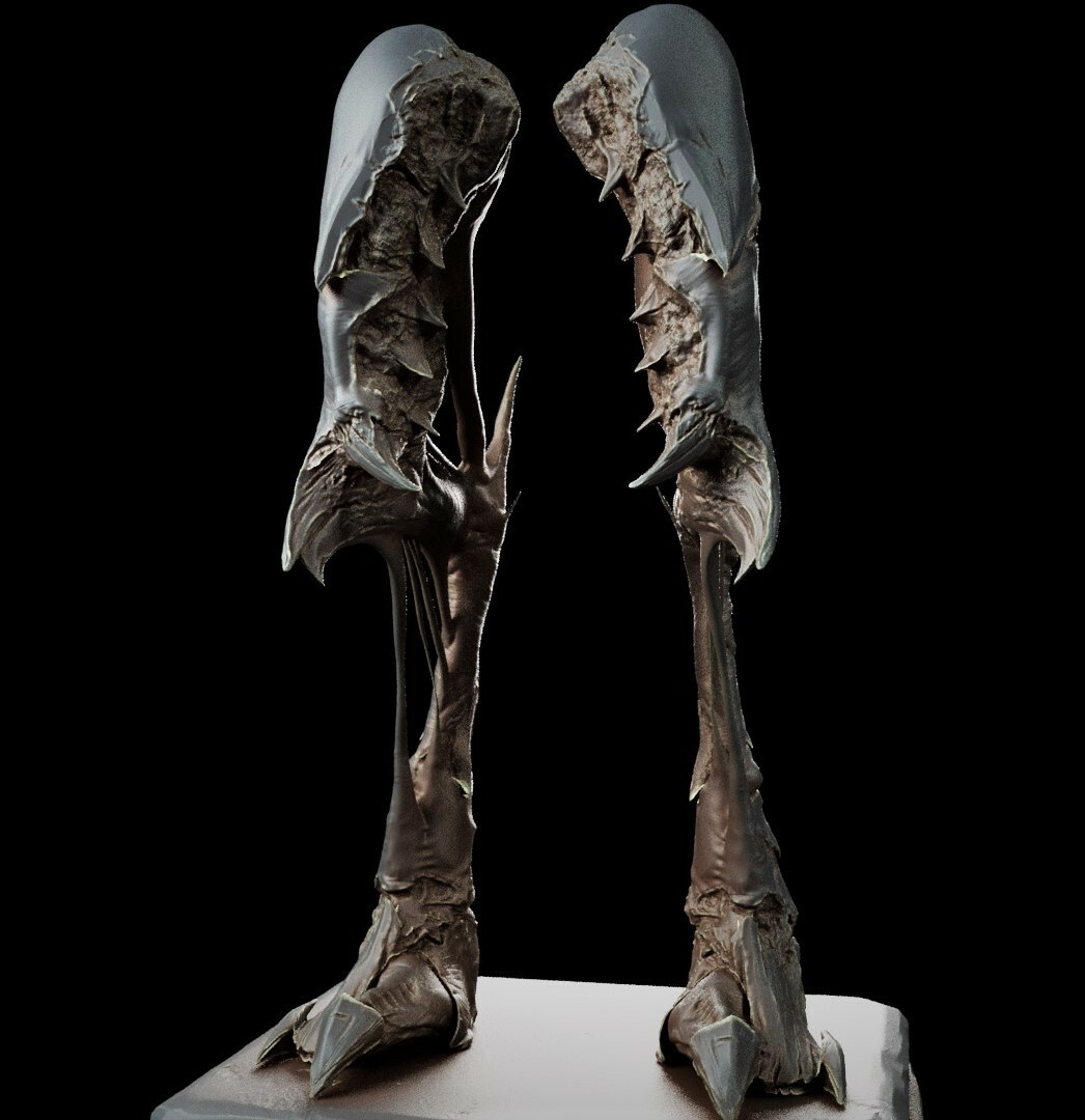 ArtStation - Creature Feature 11: Legs update - Spikey McWeird