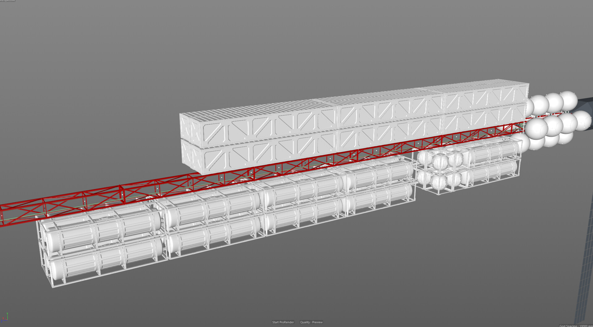 ArtStation - Space freight progress update #2.