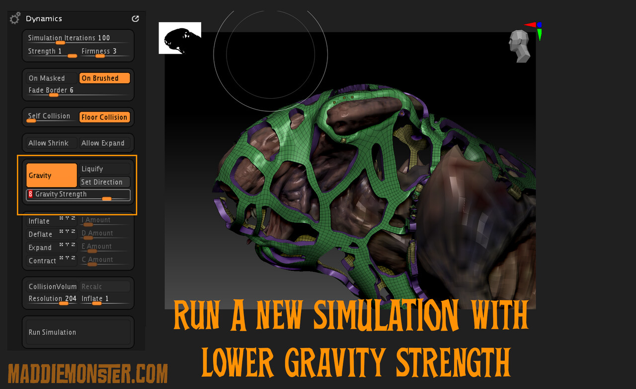 Maddiemonster - Madeleine Spencer - Creature Artist - TUTORIAL: ZBrush ...