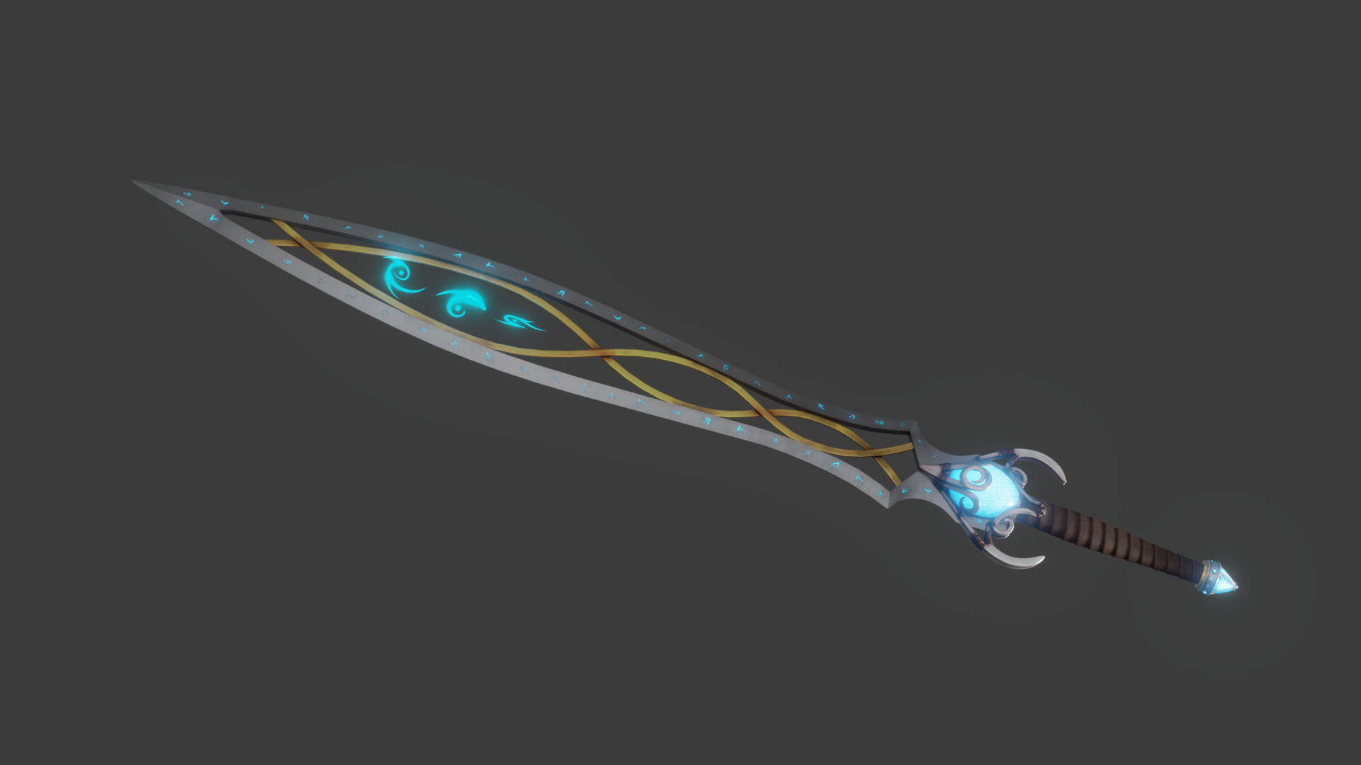 ArtStation - Elf Sword - WIP - My workflow