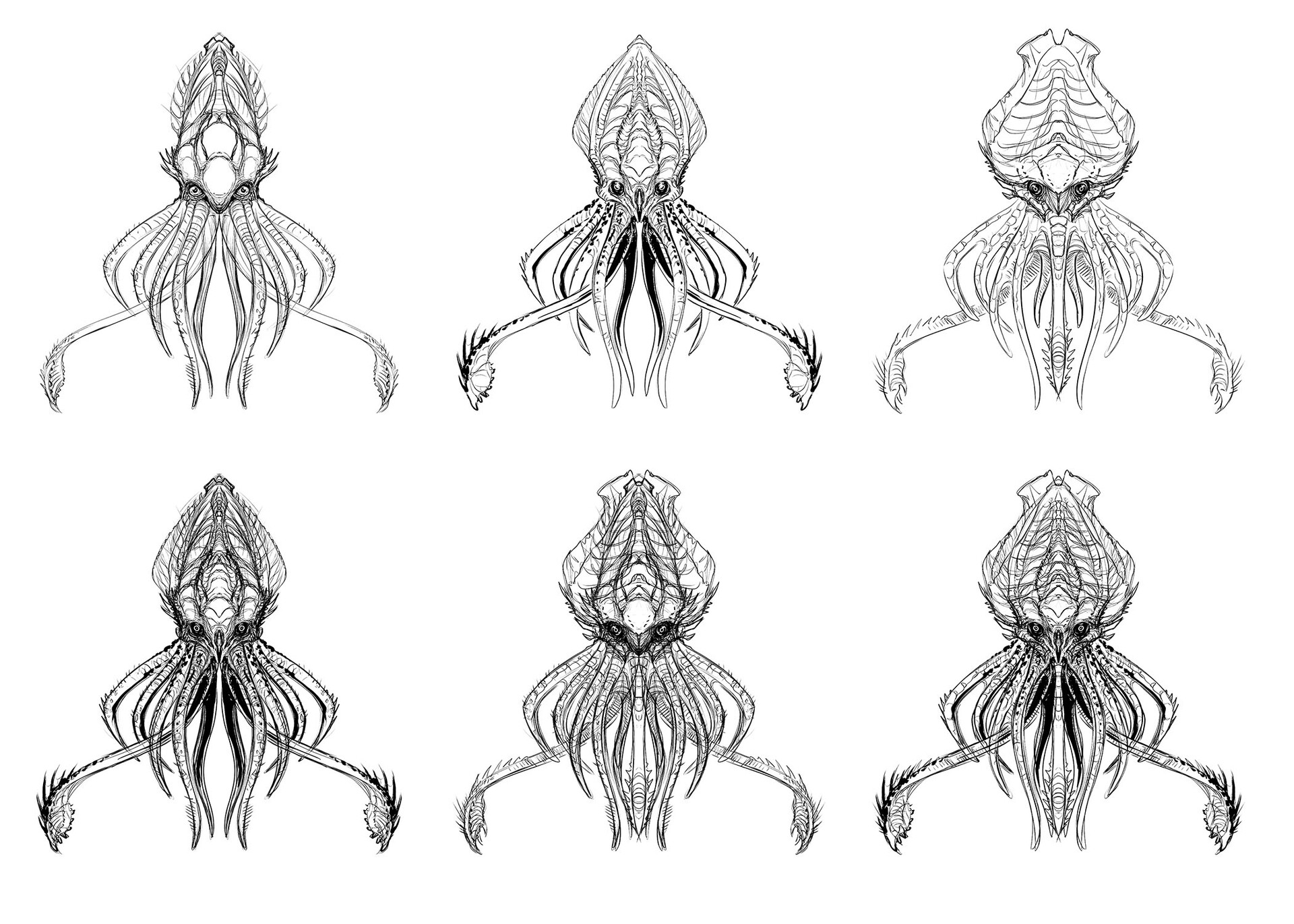 ArtStation - Gezora Redesign Sketches