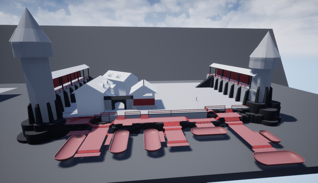 ArtStation - WIP Modular Medieval town