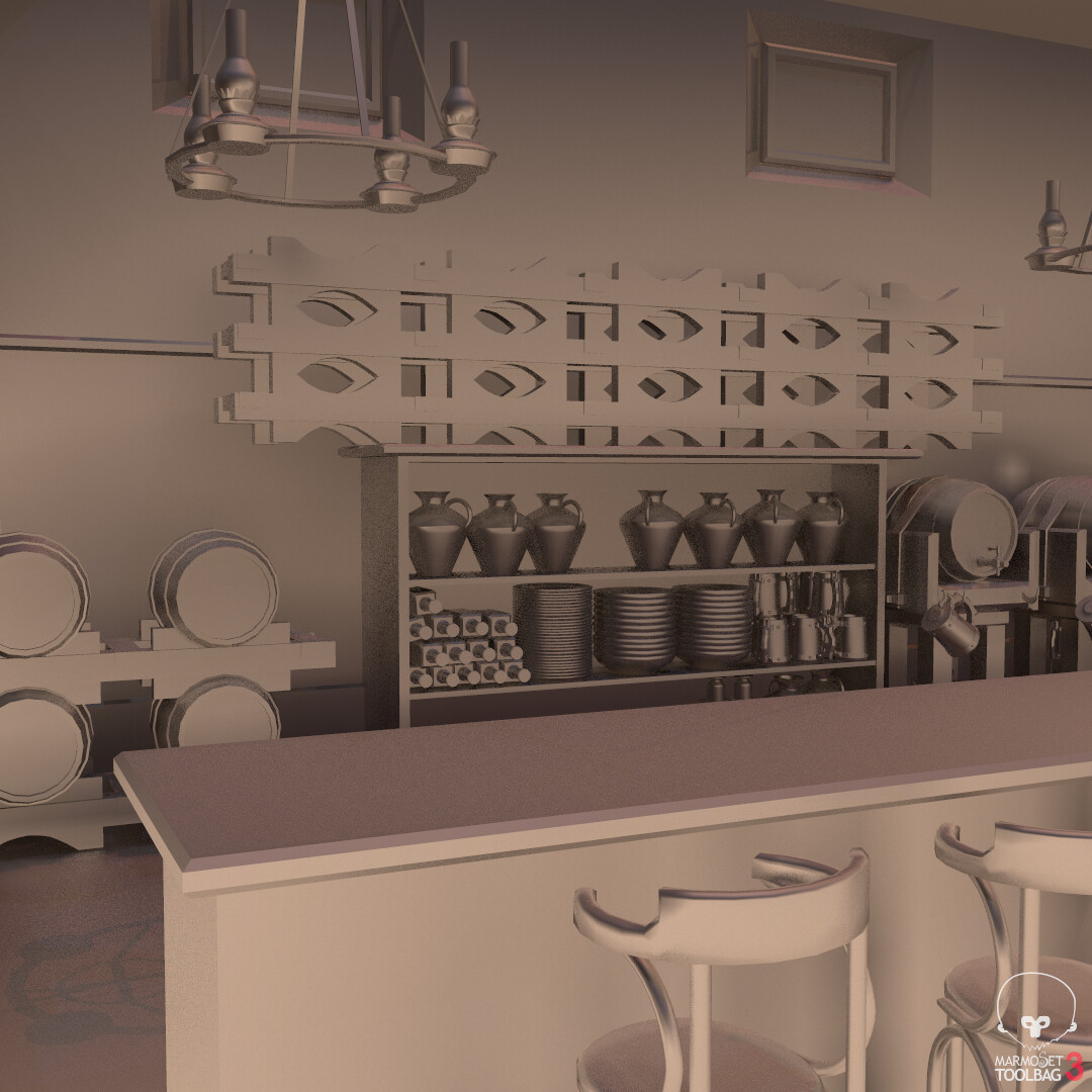 ArtStation - Rough Draft: Tavern