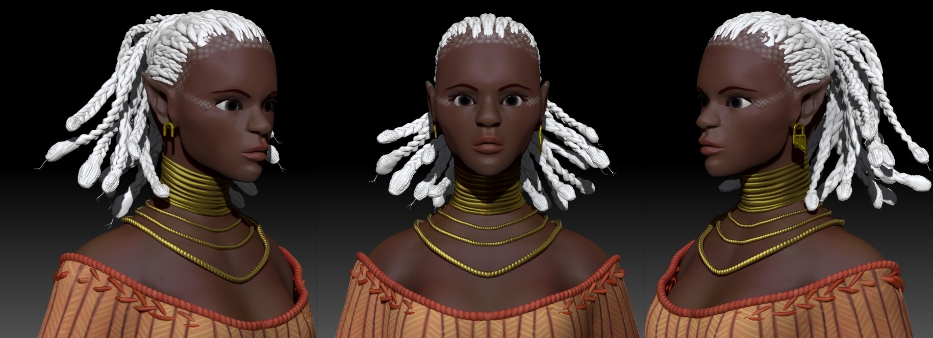 ArtStation - Gorgon Character WIP #2