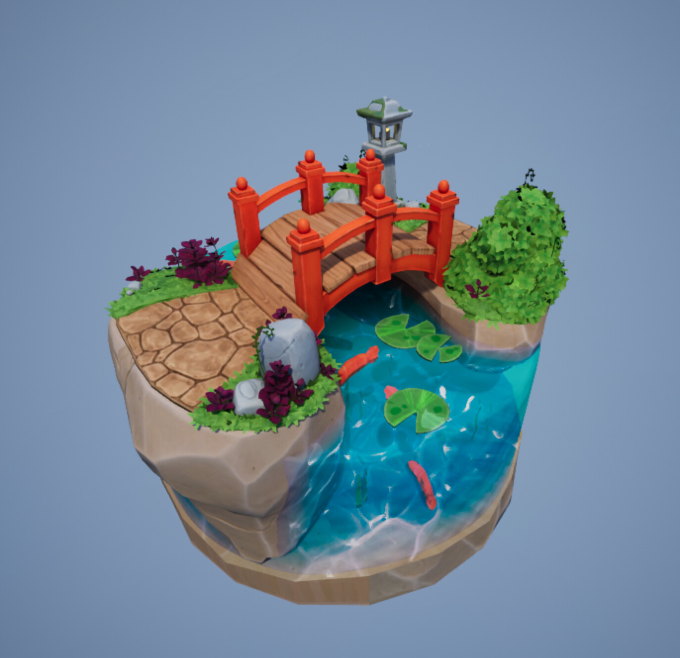 ArtStation - Japanese Garden: Water Shader