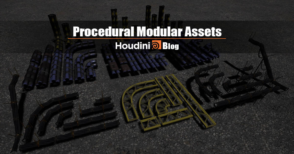 ArtStation - Houdini Blog #1 - Procedural Modular Assets
