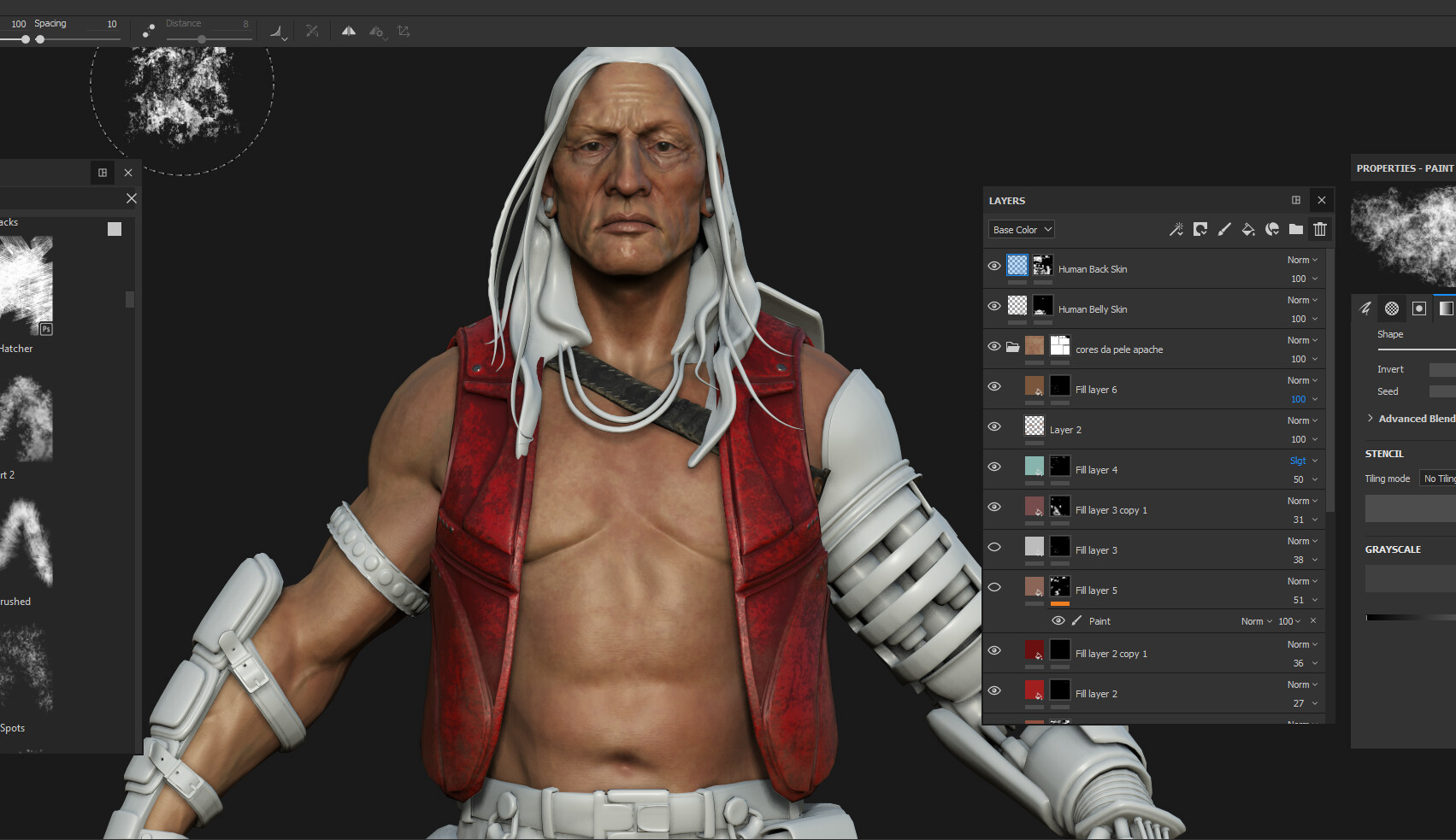 ArtStation - Texturing process Wip 2