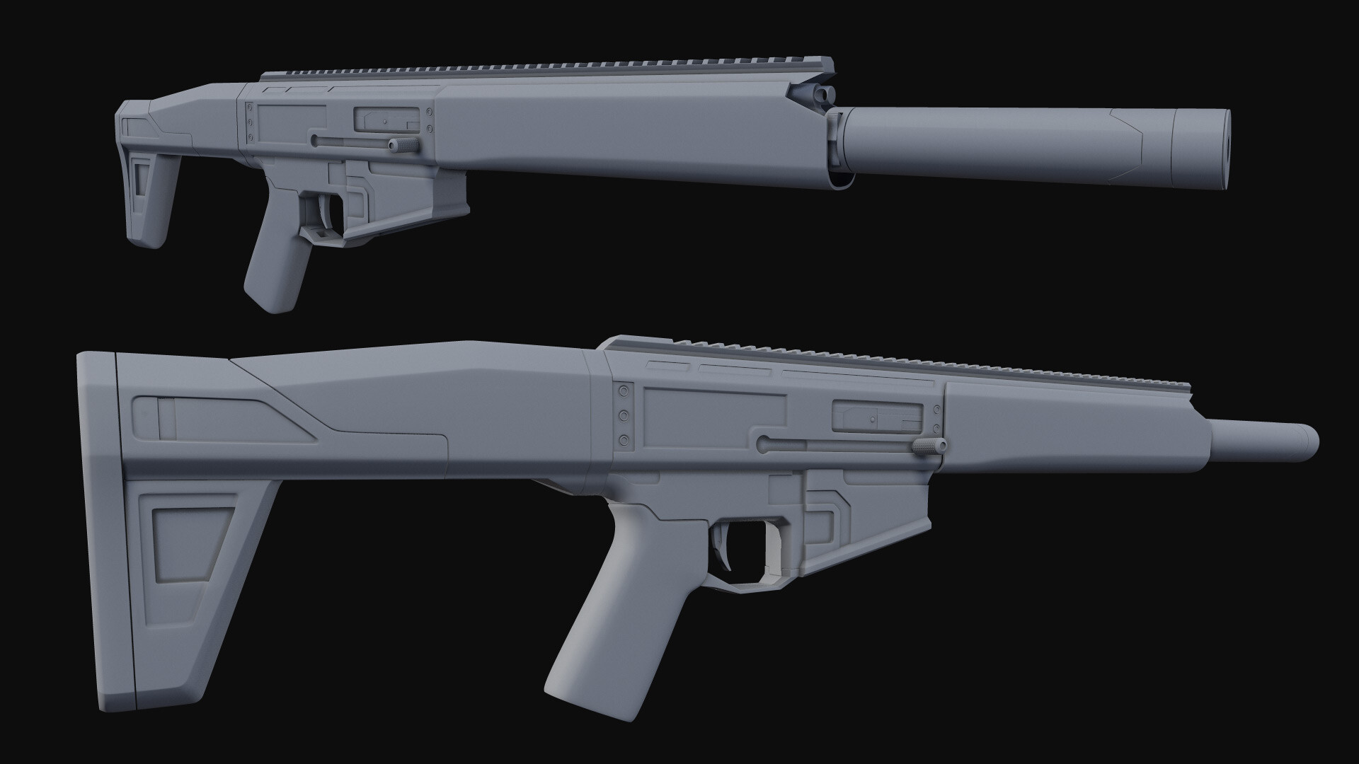 ArtStation - MBZ Weapons System HighPoly - WIP