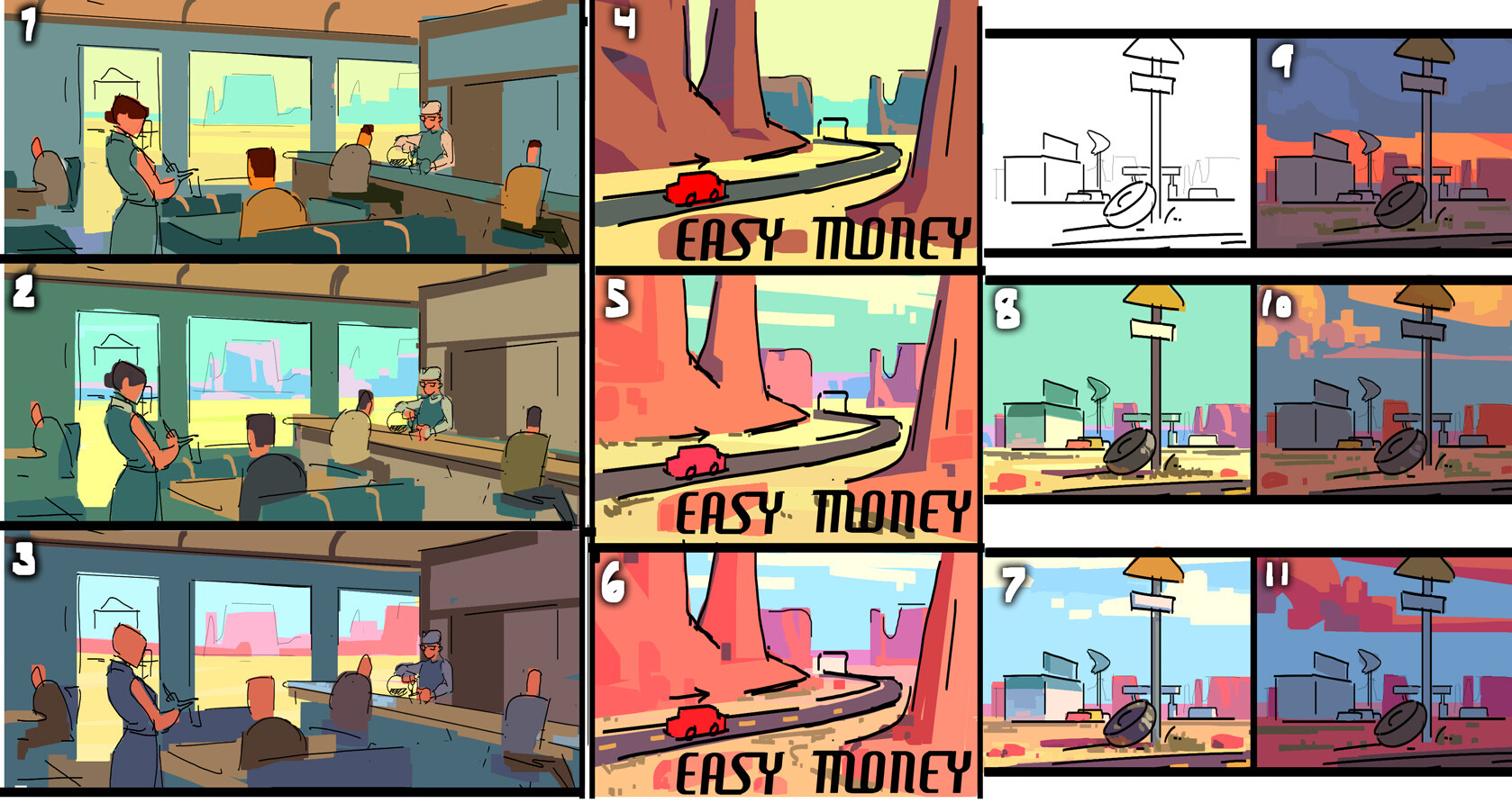ArtStation - Comic Blog#3: Colors & Studies