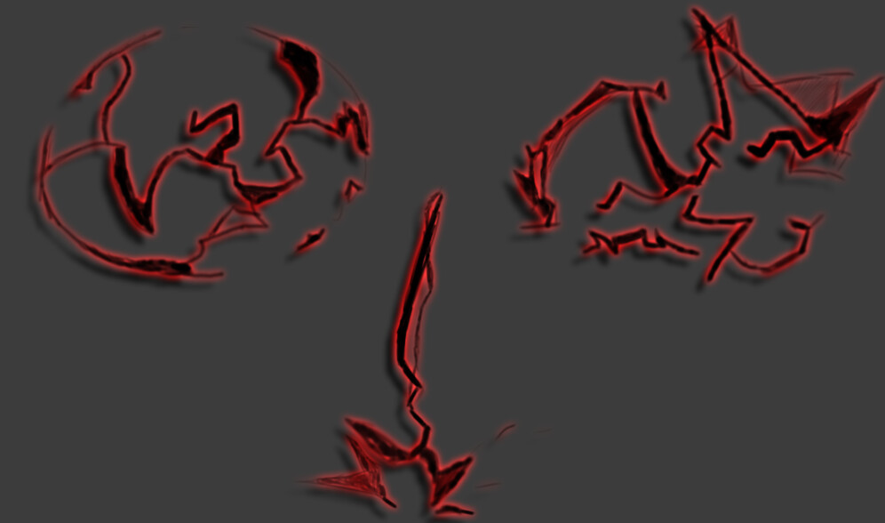 how to draw a lightning strike