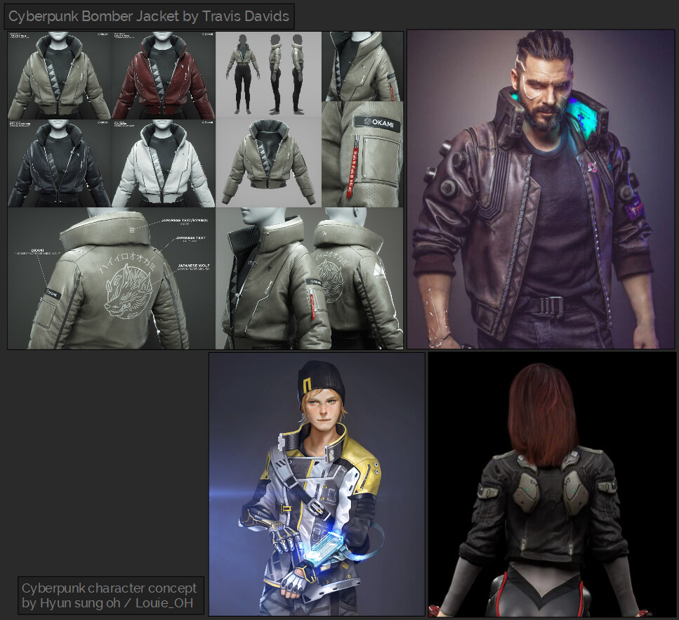 ArtStation - Legendary Jacket, Rocksteady Project Progress (week 1-2)