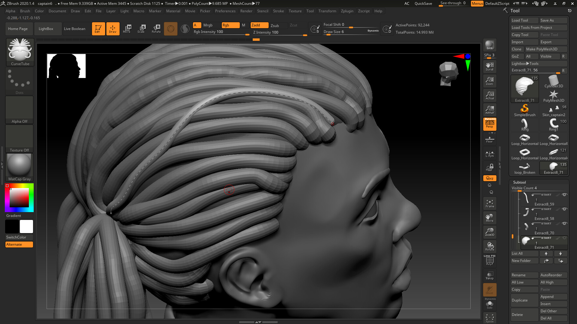 How To Make Hair In Zbrush