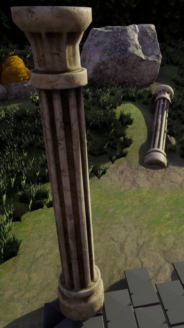 ArtStation - Real-Time Environment 9: Finalizing the Pillar Asset