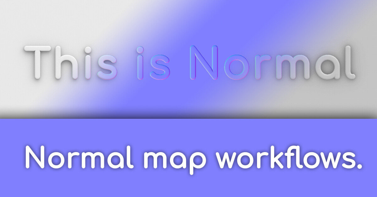 how to draw normal map