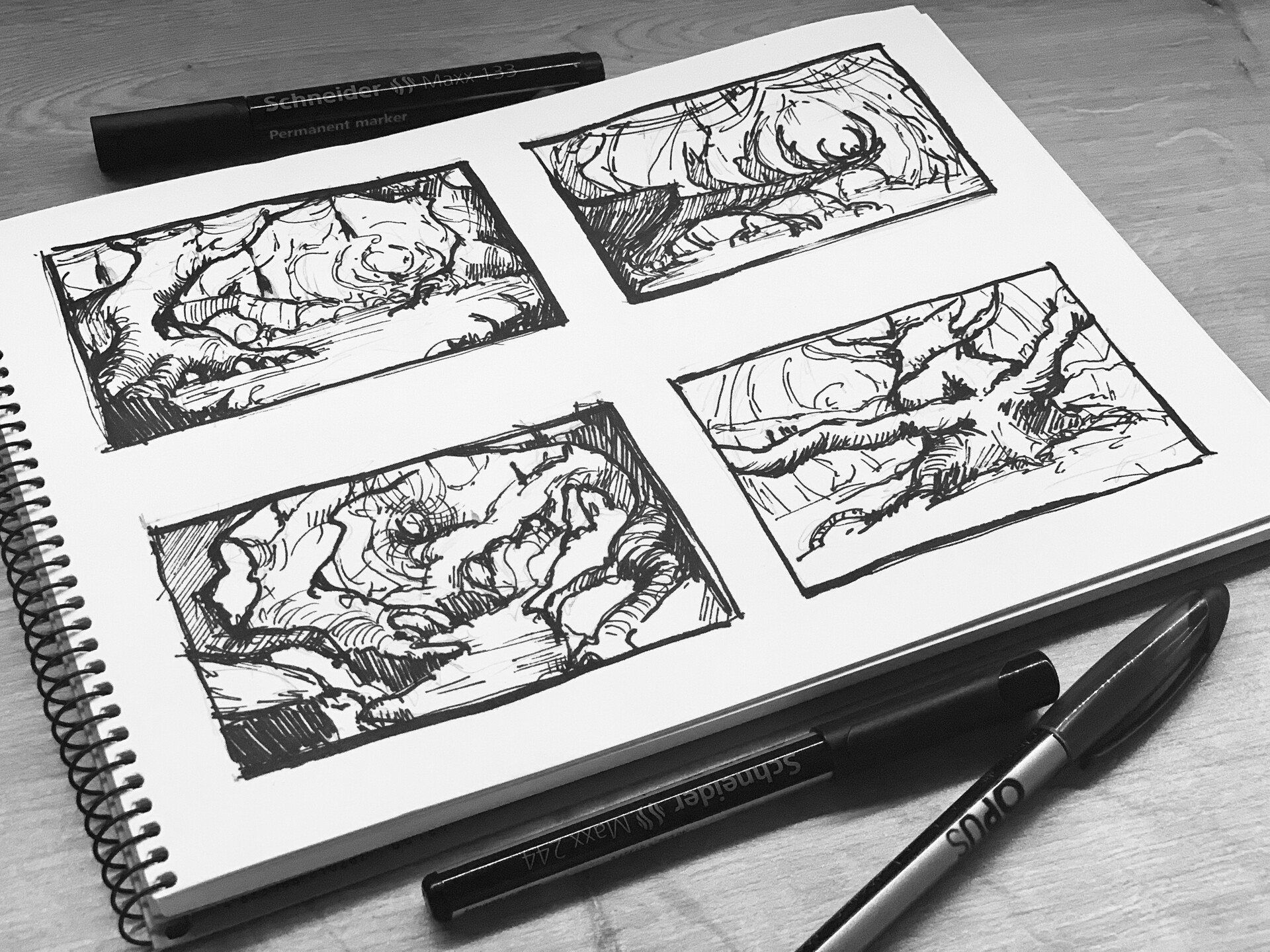 ArtStation - Evening sketches