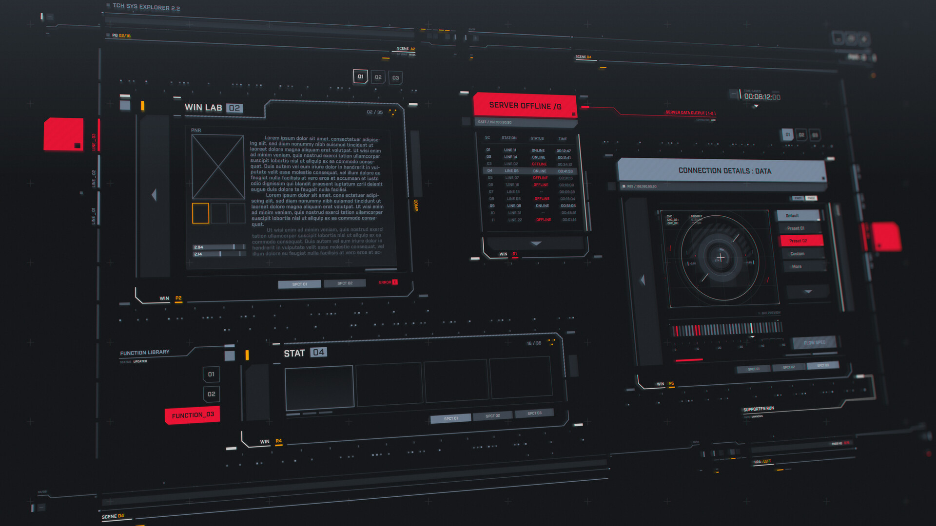 ArtStation - FUI Design - Game / Screen graphics vector sets