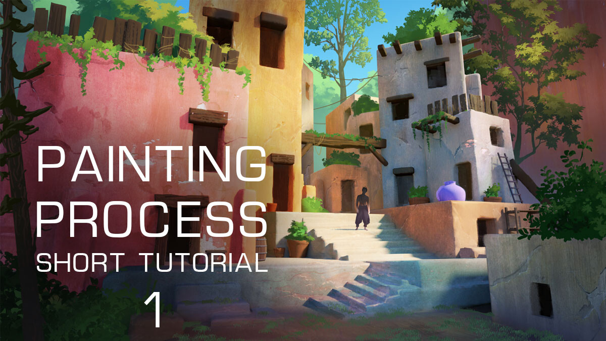 ArtStation - PAINTING PROCESS - Short Tutorial 1 : How to give volumes ...