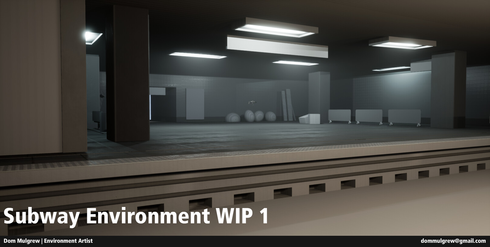 ArtStation - Subway Environment (WIP)
