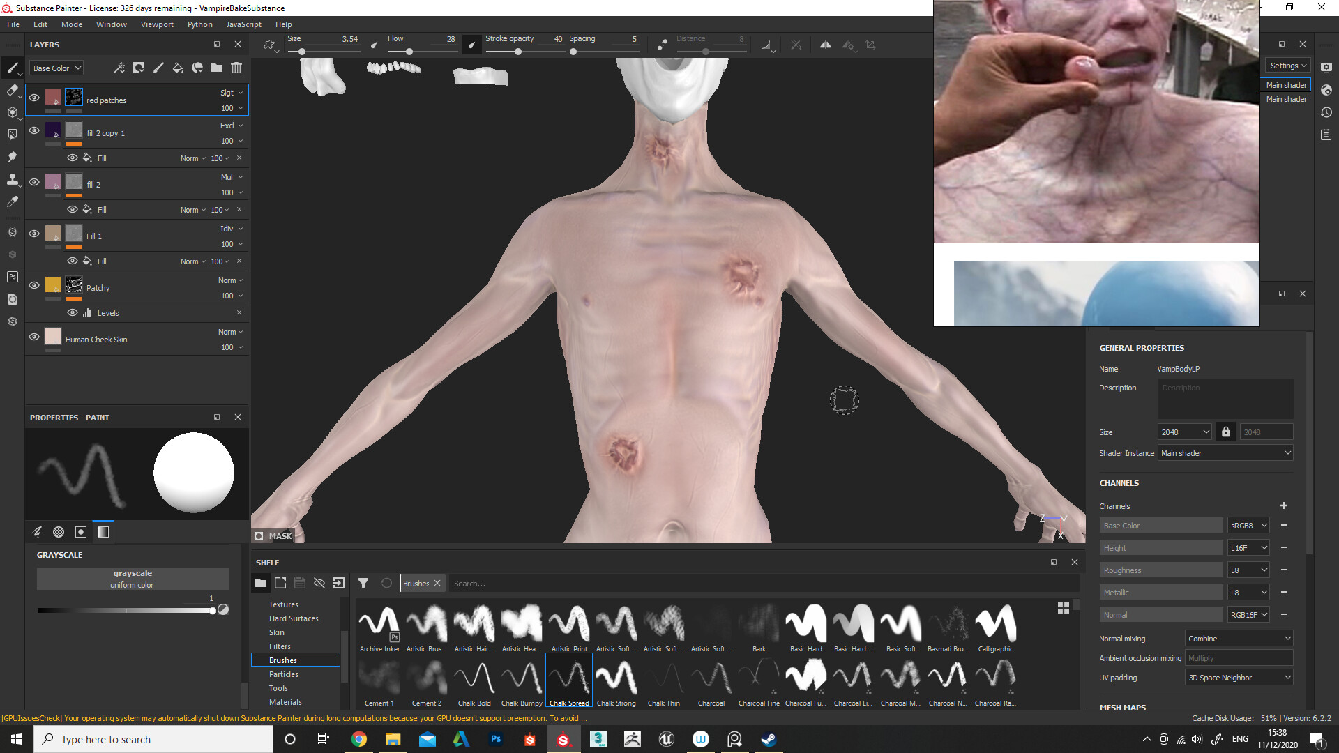 Lucy Peters - Autopsy Project Blog 17 - Finally getting a good character bake!