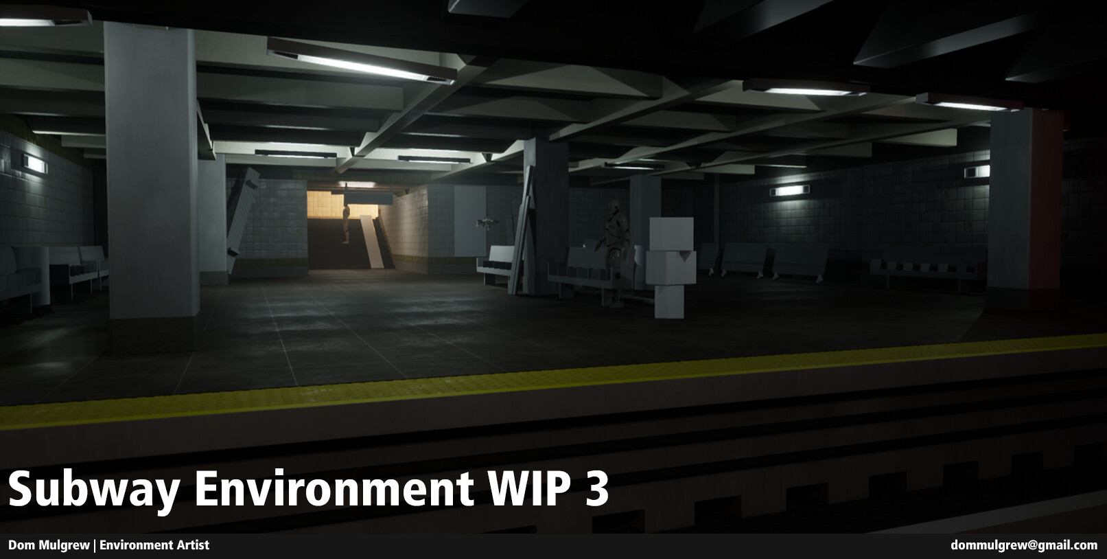 ArtStation - Subway Environment (WIP) 3