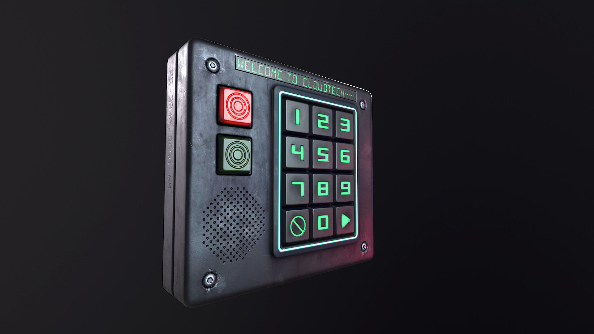 ArtStation - University work - Sci Fi Keypad