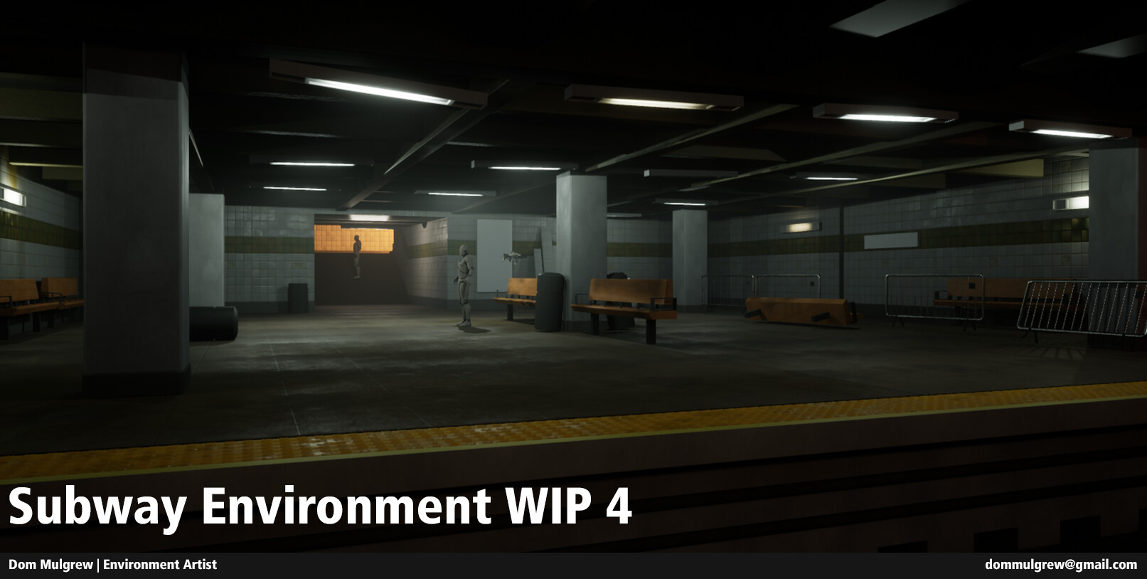 ArtStation - Subway Environment (WIP) 4