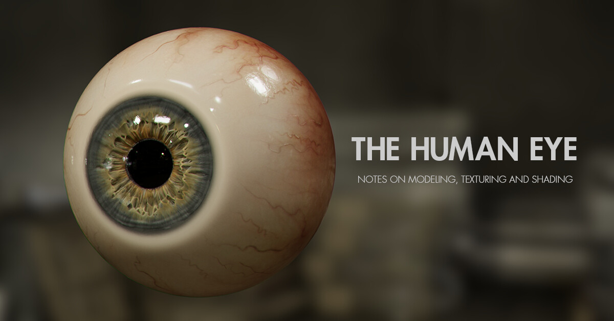 human eye 3d texture