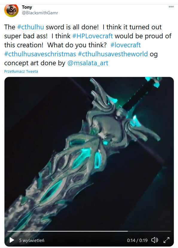 ArtStation - Cthulhu Sword