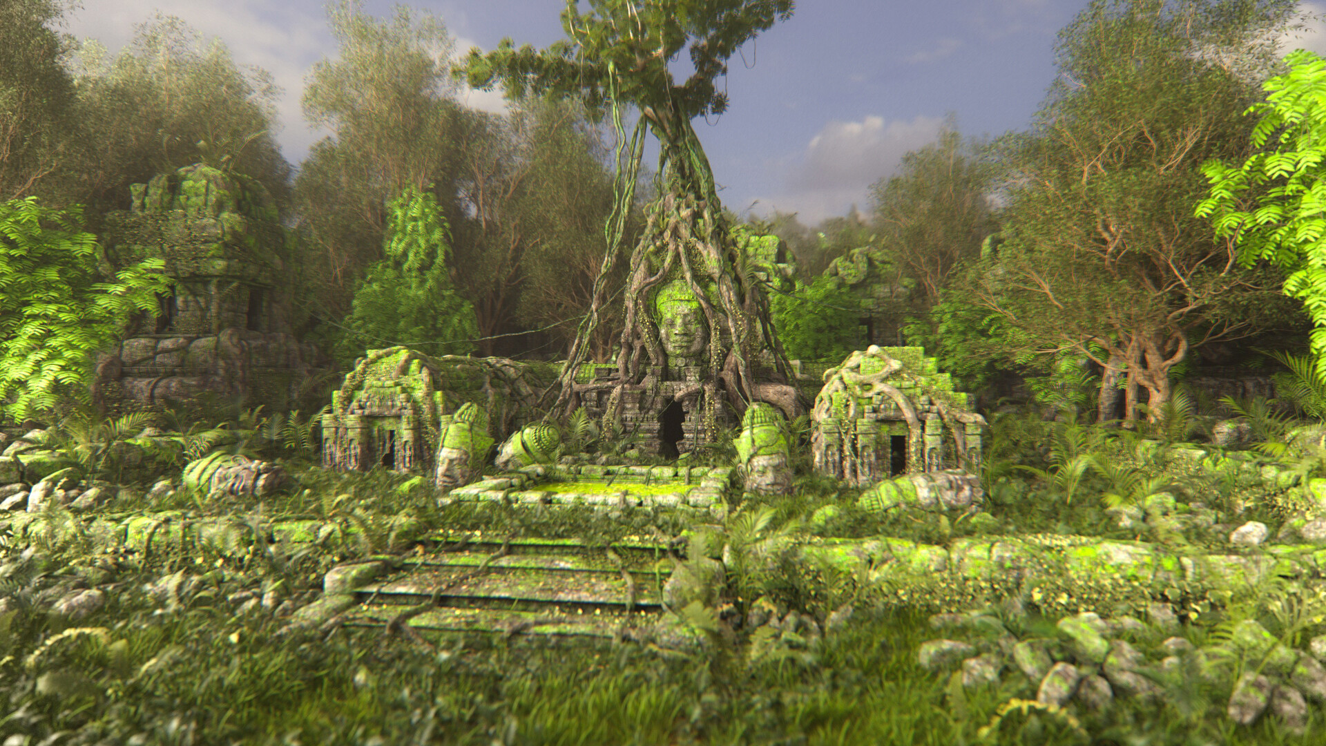 ArtStation - Temple Vines