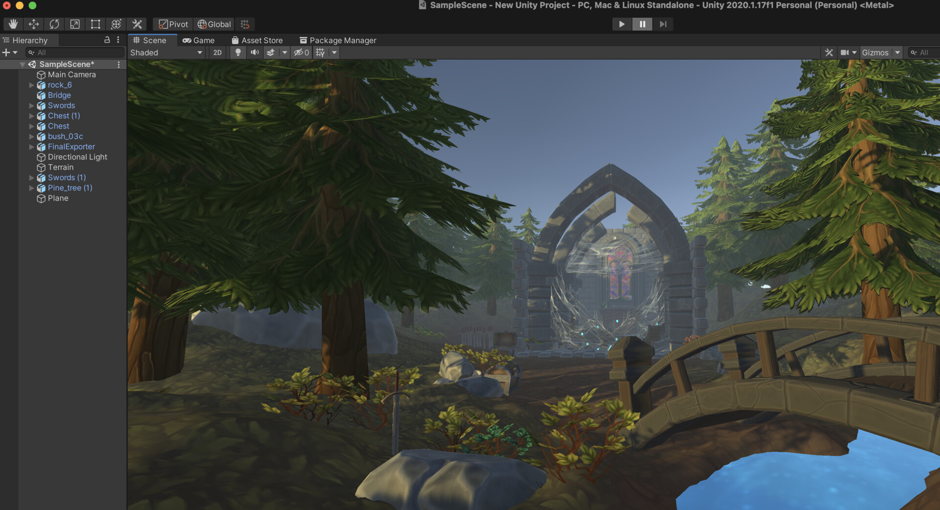 ArtStation - Unity Catch-Up: The Ruined Church 02