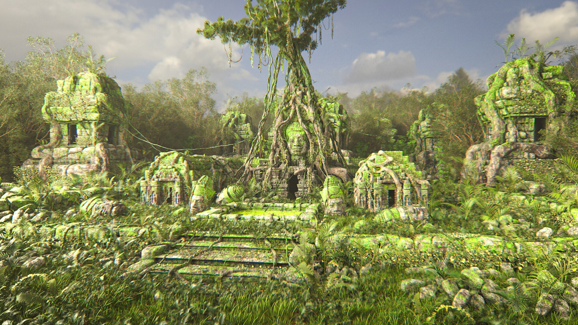 ArtStation - Scaled the trees down