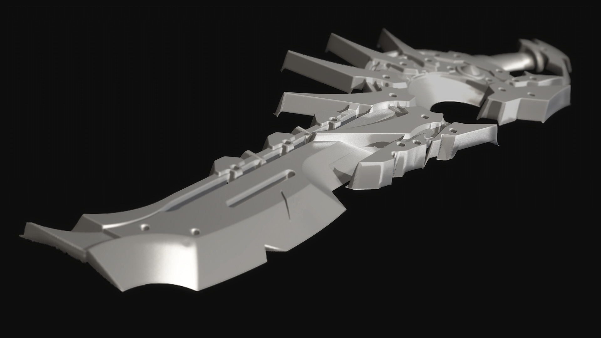 ArtStation - Sci Fi Sword in Quixel Mixer - Work In Progress