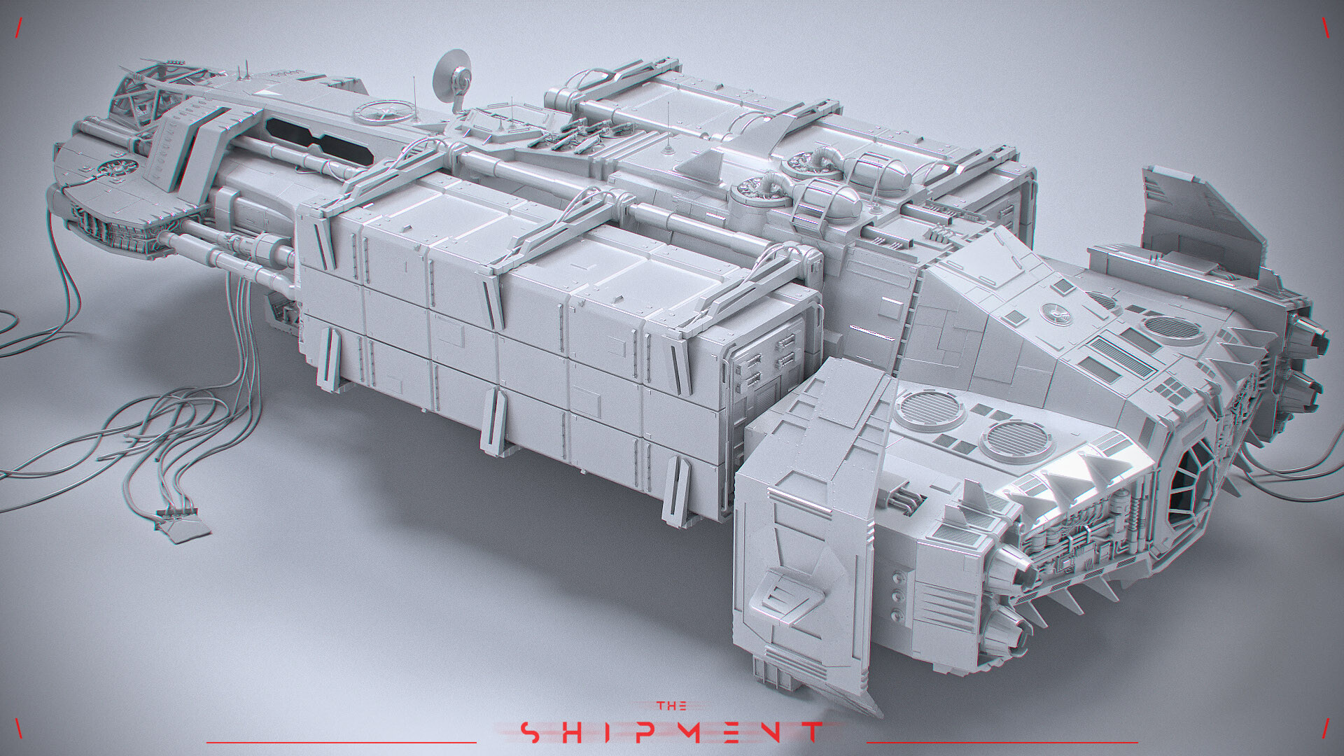 Gianpietro Fabre - The Shipment - Ship clay renders