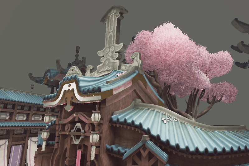 ArtStation - Chinese Environmetn Breakdown: Part 2 (Shaders/Lighting/VFX)