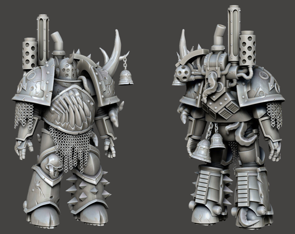 ArtStation - Death Guard W.I.P