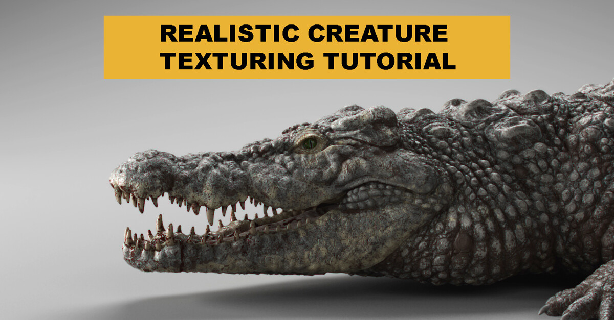 ArtStation - REALISTIC Creature Texturing Painting Tutorial Using Mari - By Zak Boxall