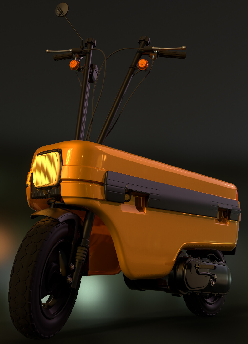 ArtStation - Honda Motocompo - WIP - Part 3