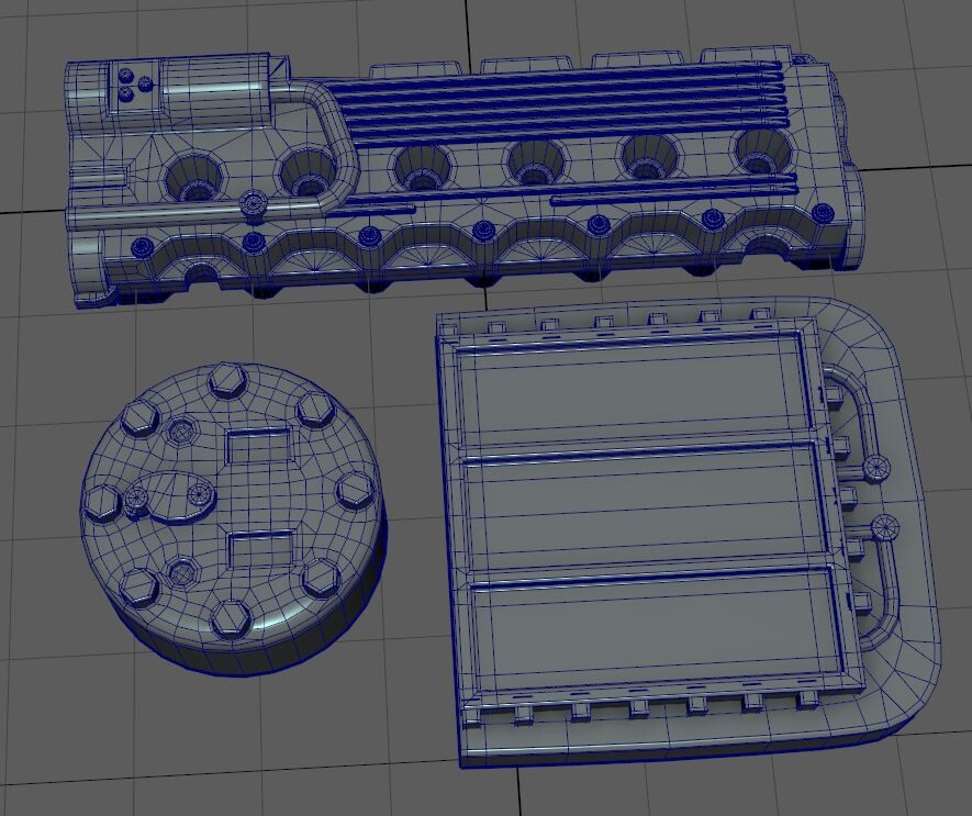 ArtStation - Hard surface modeling week 05 - CGMA course