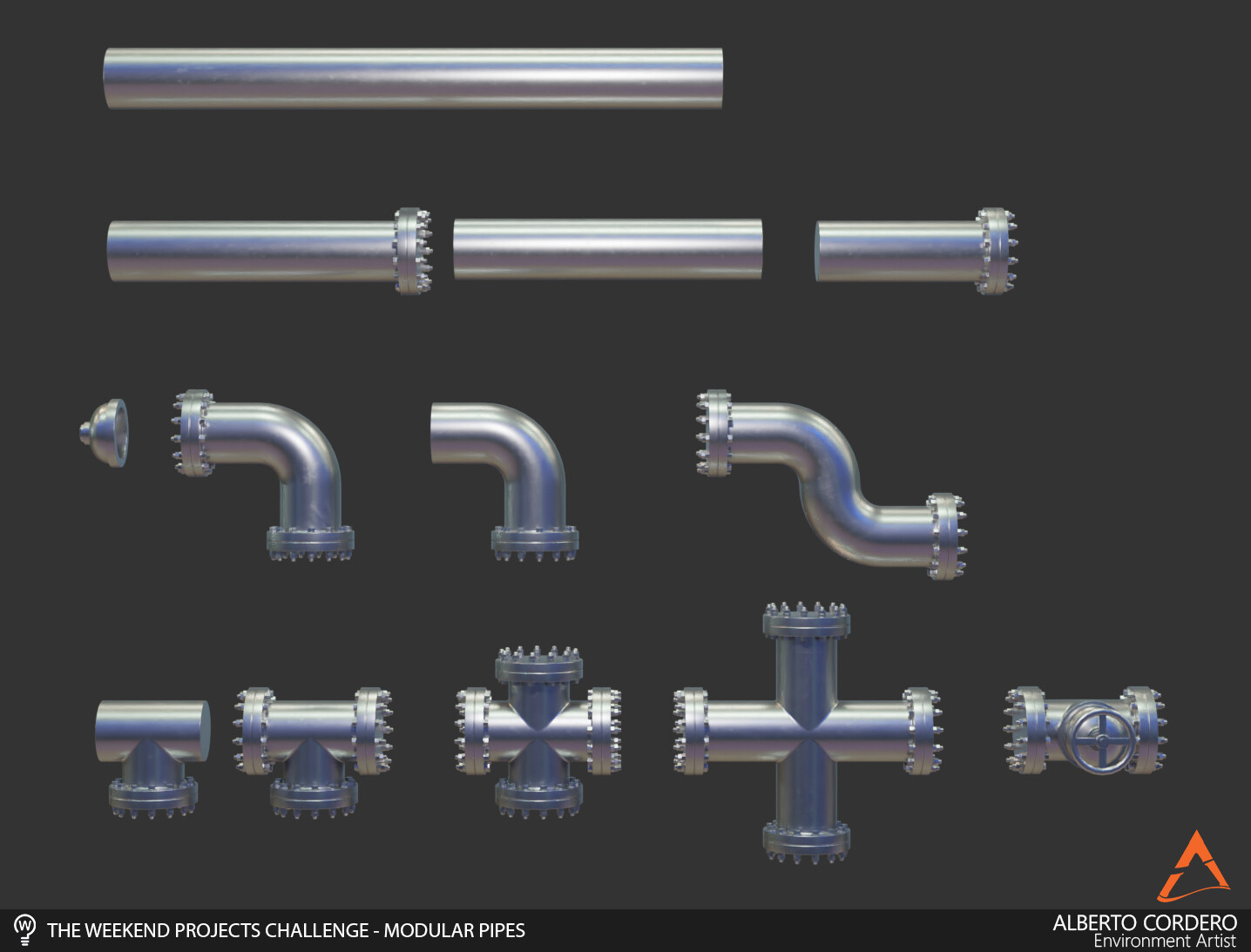 ArtStation - The Weekend Projects Challenge - Modular Pipes