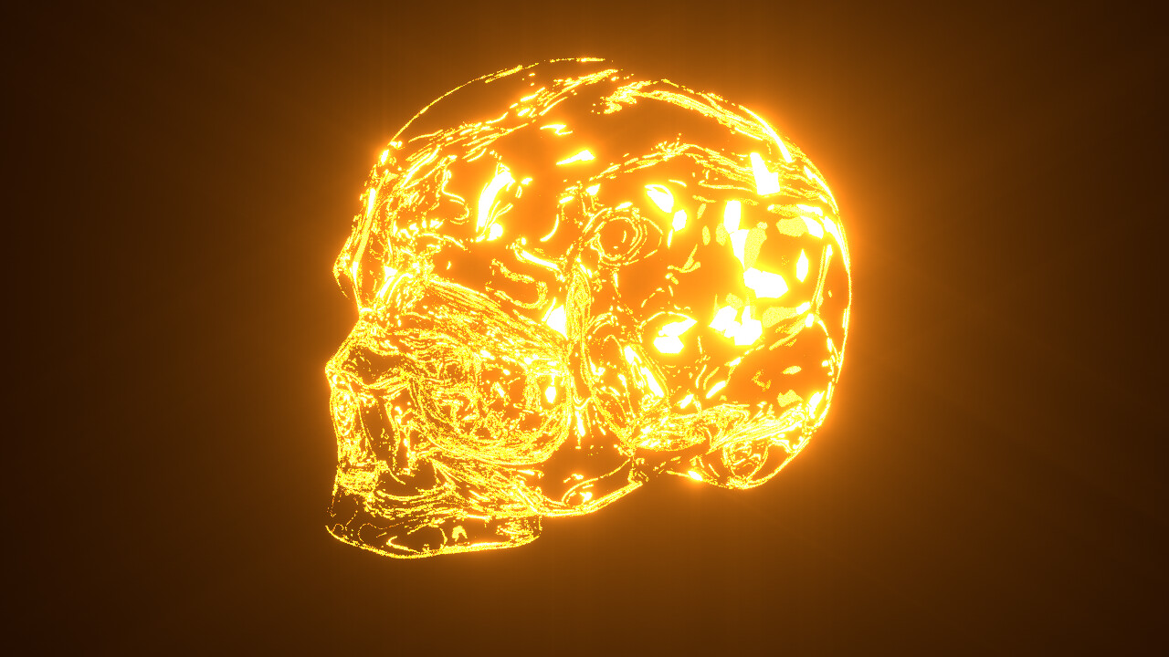 ArtStation - Effect: Glowing Skull
